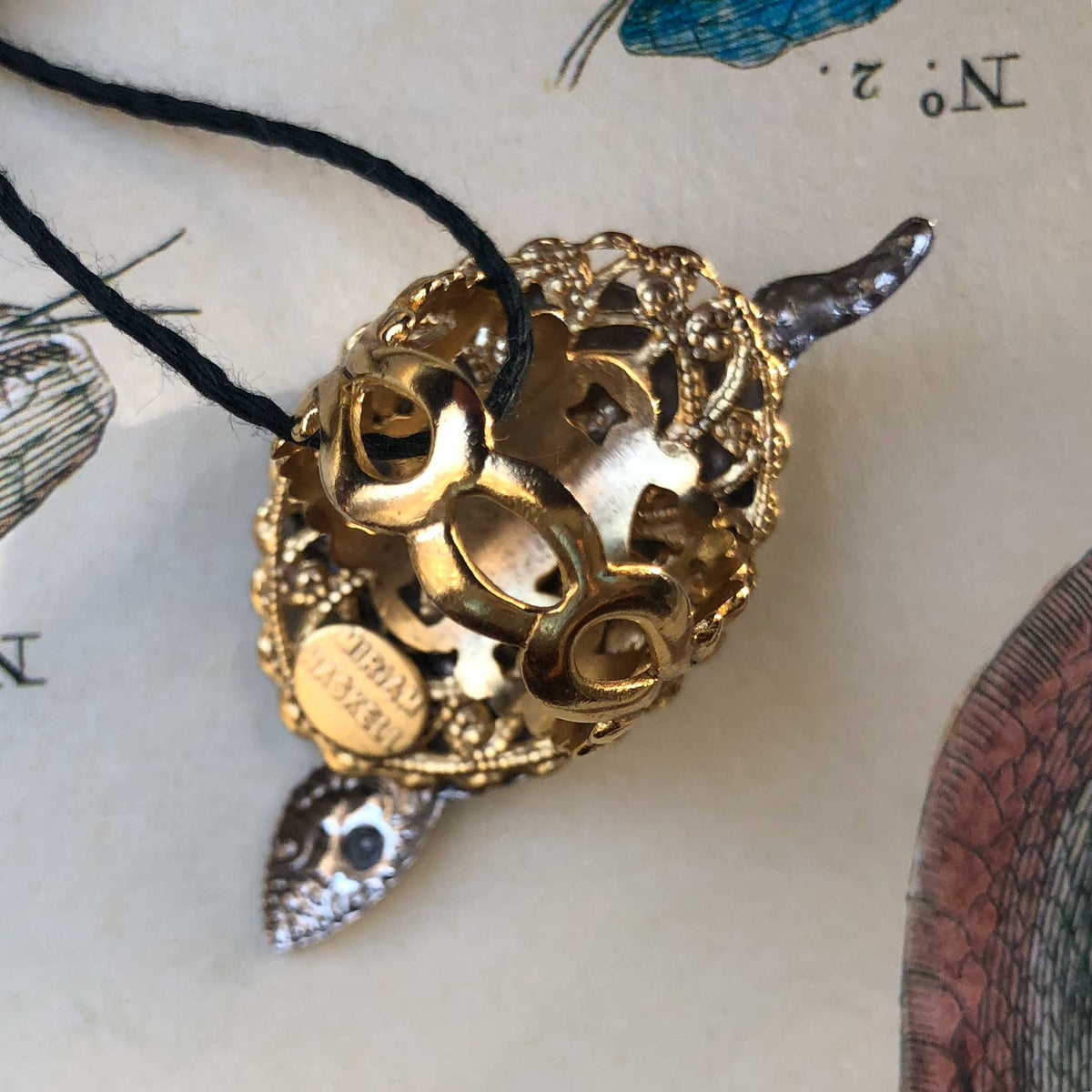 Blue Racer Snake Ring – Feather & Foxglove