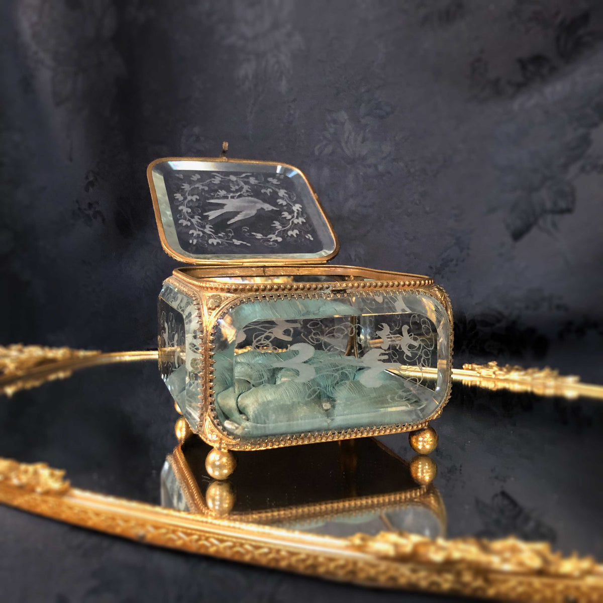 Victorian Blue Jay Box – Feather & Foxglove